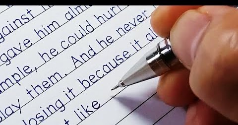 How to improve your handwriting