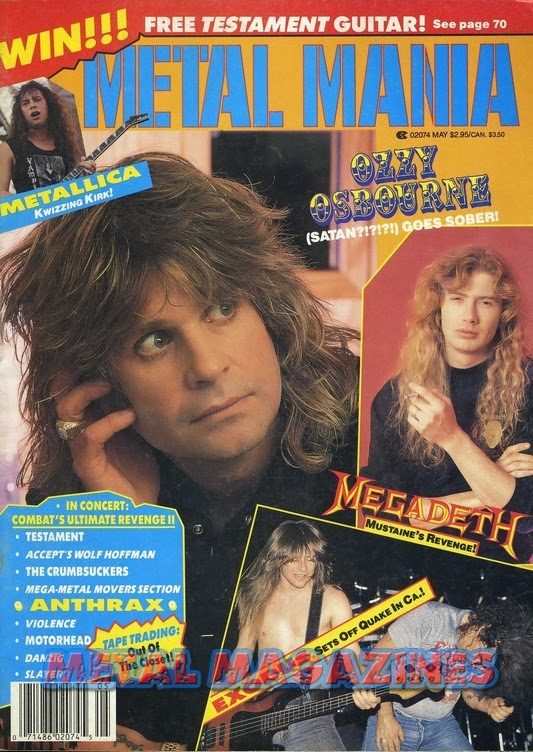 METAL MAGAZINES: METAL MANIA (USA)