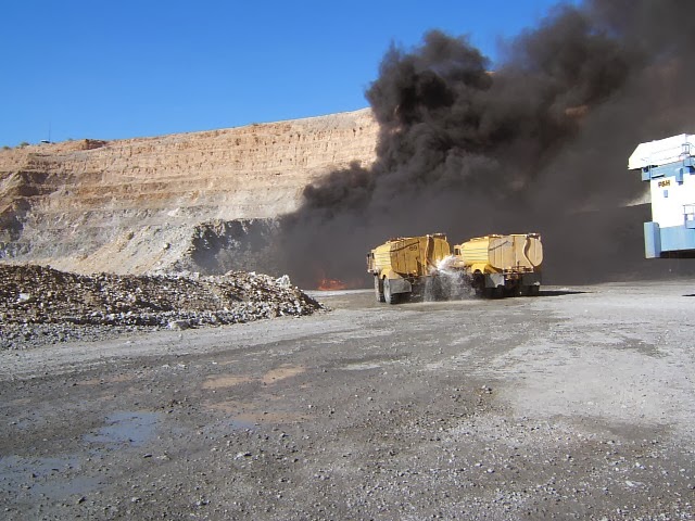 Mining Mayhem: Haul Truck Fire