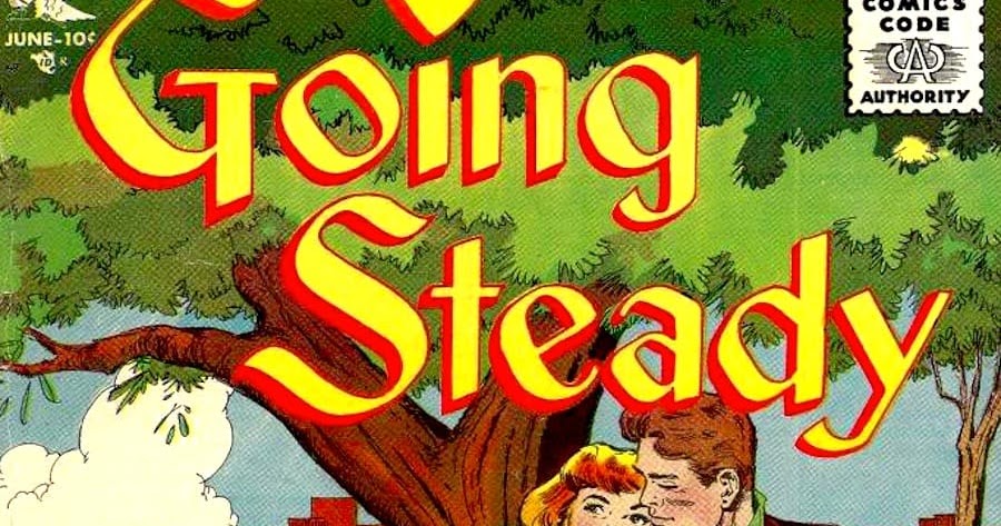 Going Steady #13 - Matt Baker cover & reprints - Pencil Ink