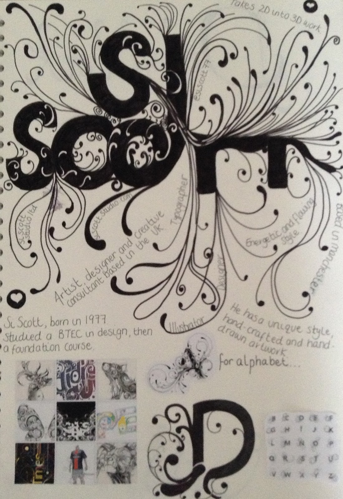 SPH Art and Design: Typography Homework
