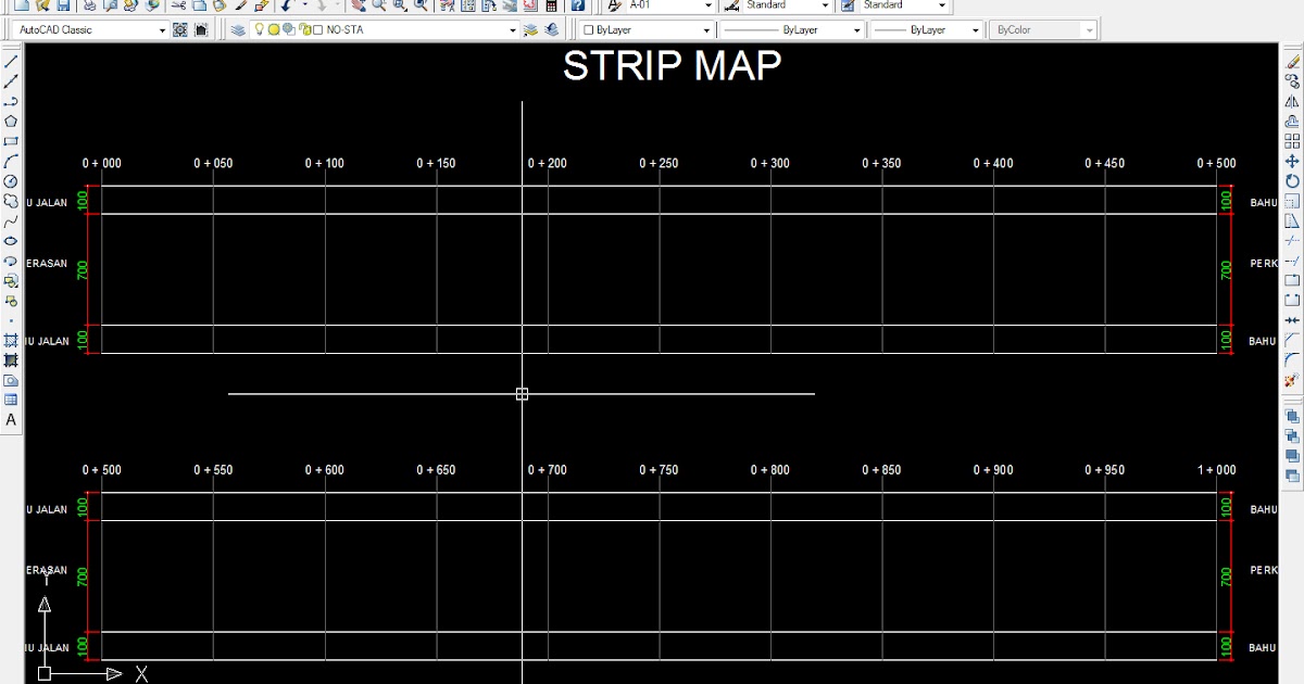 Cara Membuat Strip Map di Autocad Dengan Cepat Menggunakan Script ...