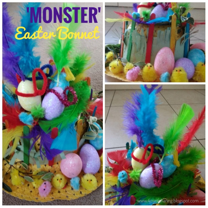 Monster Easter – the chaos behind an Easter Bonnet - The Joy of Sharing