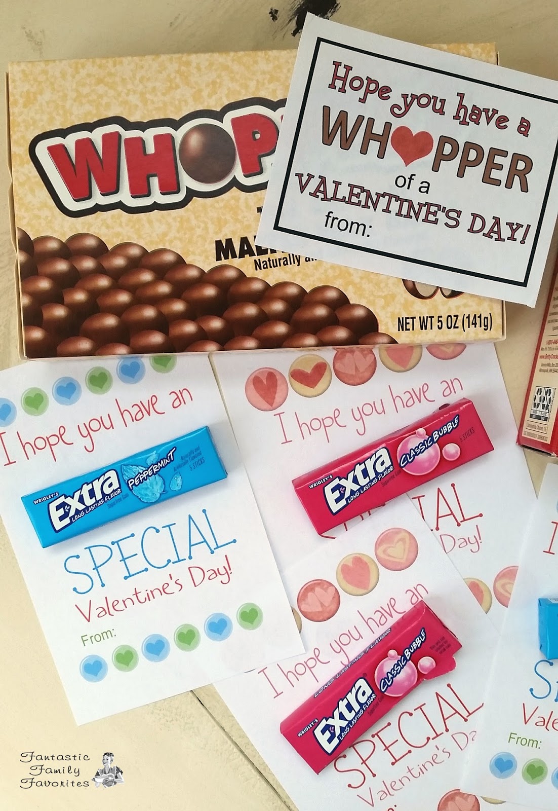 Fantastic Family Favorites: Valentine's Day Treat Printables