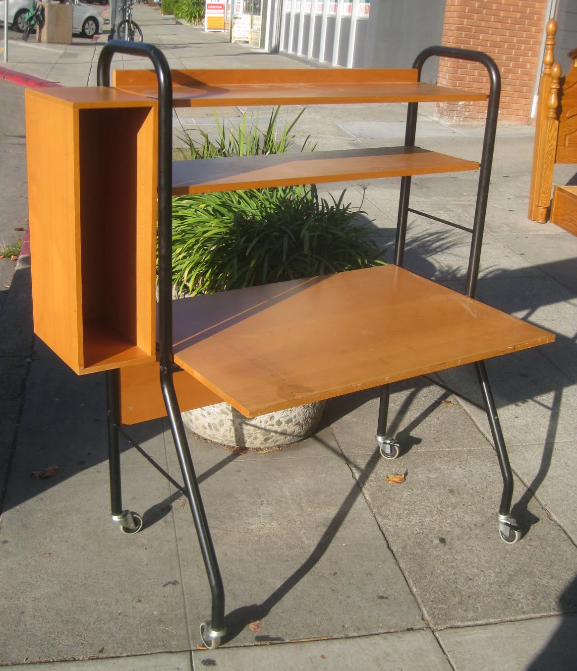 UHURU FURNITURE & COLLECTIBLES: SOLD - Rolling Computer Station - $40