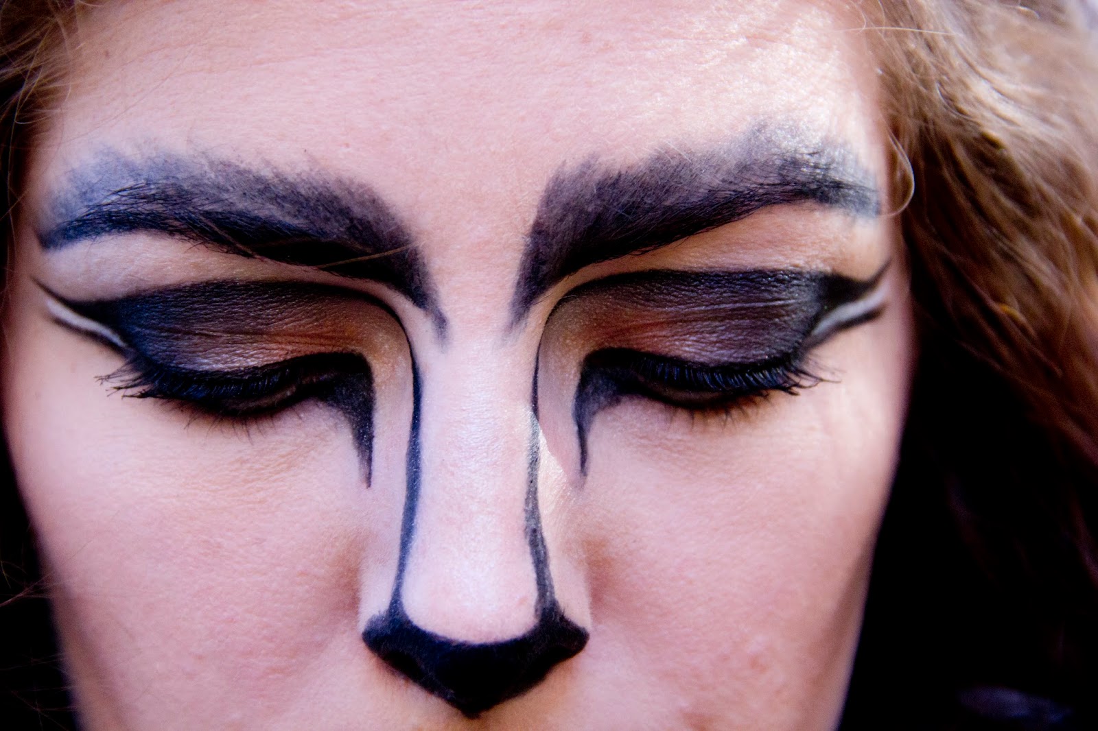Lipstick & Chiffon : Halloween Makeup Tutorial: Wolf Costume