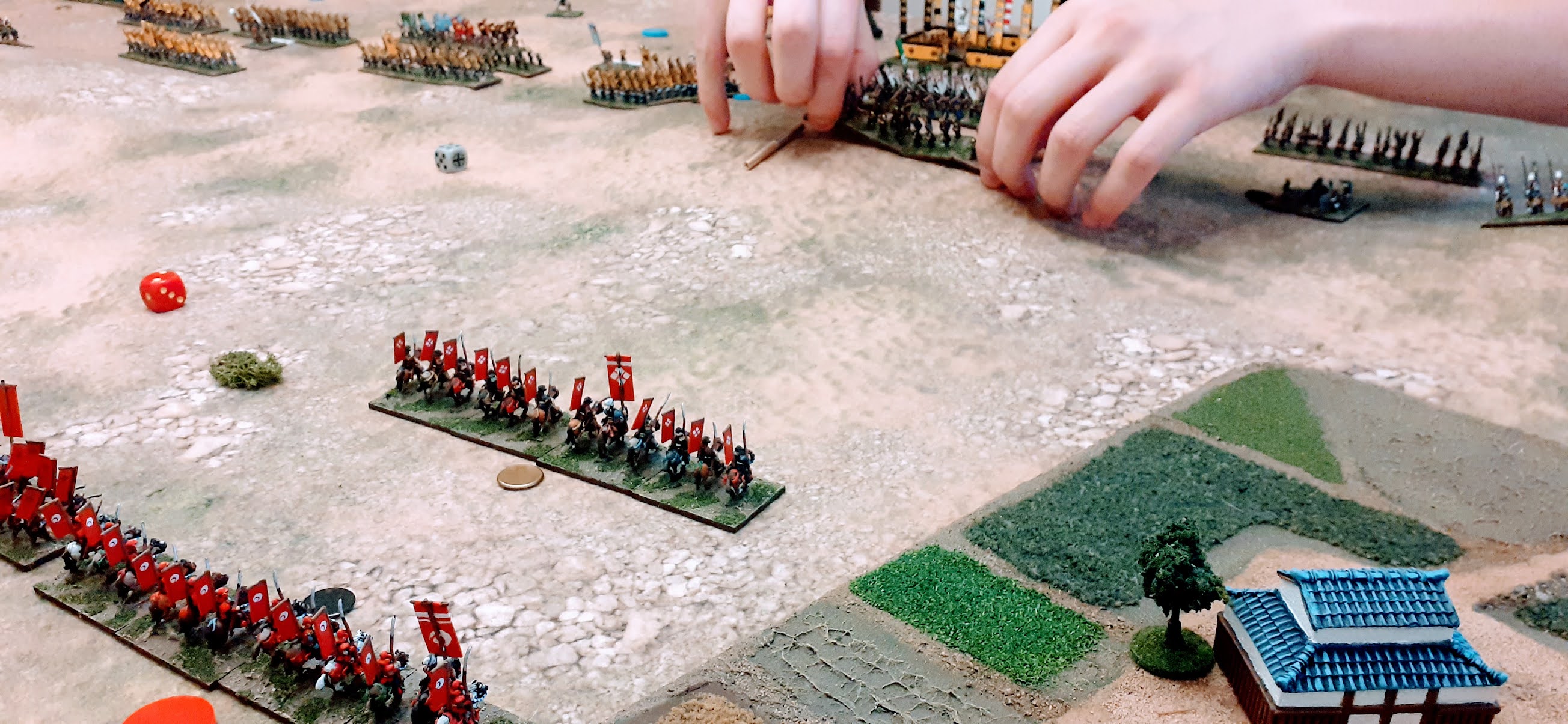 10mm Samurai game using Fantastic Battles rules