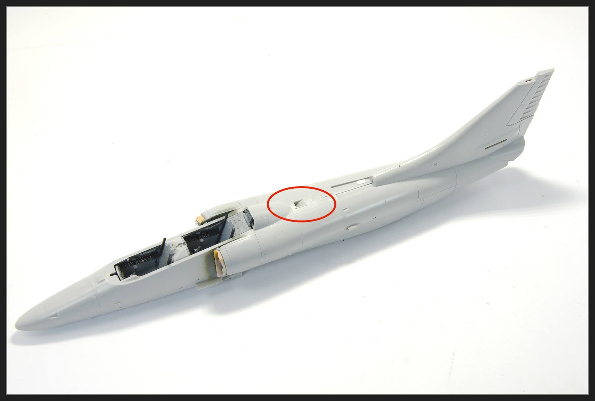 The Hamfisted Modeller: Building the 1/48 Hasegawa Skyhawk