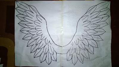 SAYAP MALAIKAT BUATAN SENDIRI