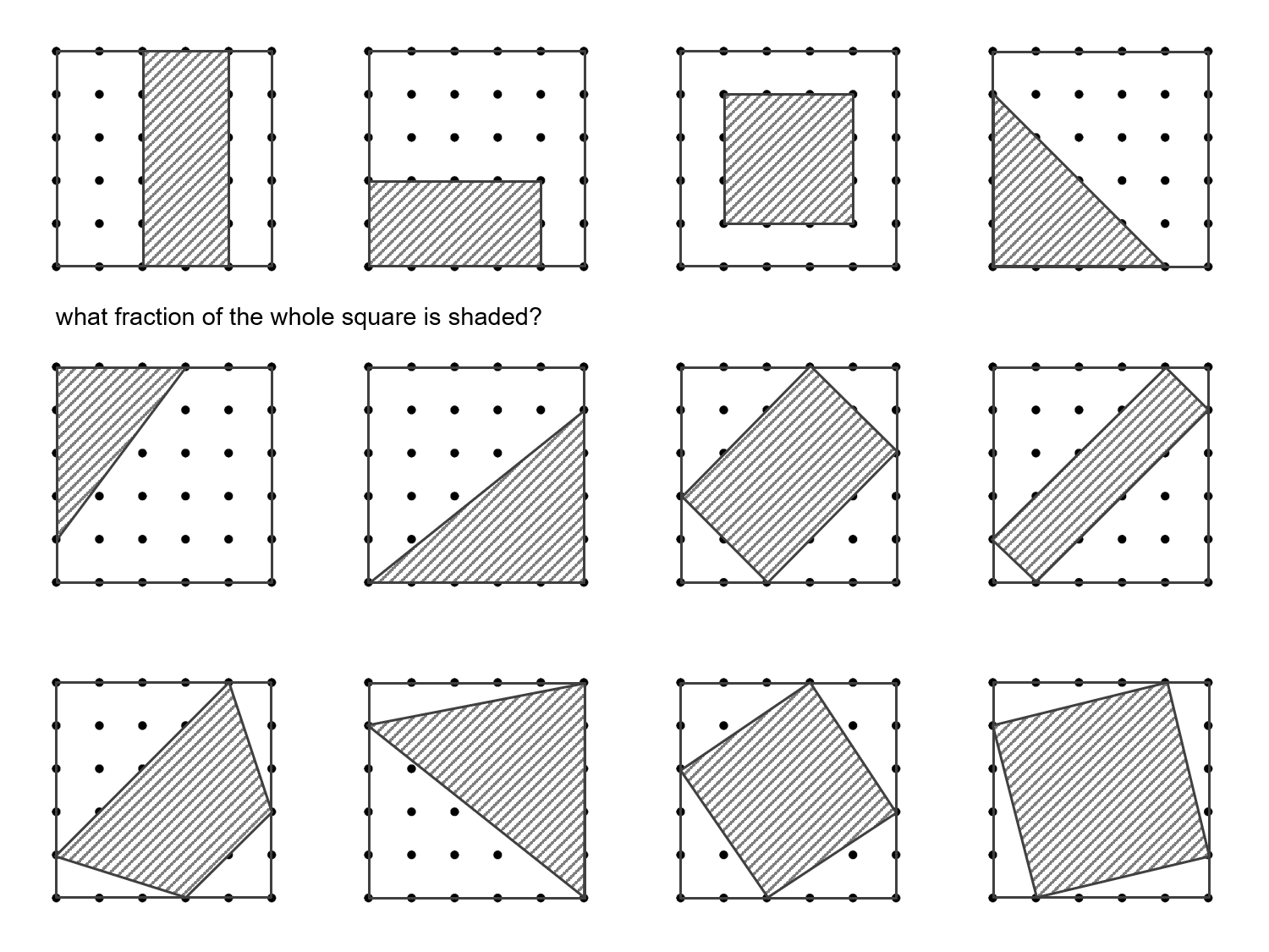 MEDIAN Don Steward mathematics teaching: fraction shading