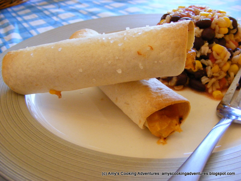Creamy Chicken Taquitos
