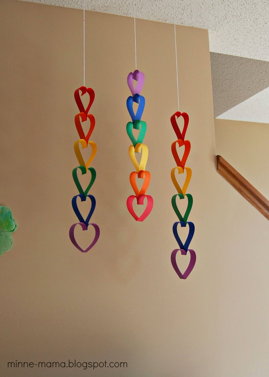 Minne-Mama: Rainbow Heart and Shamrock Mobiles