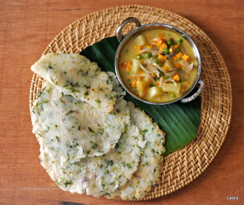 Flavours and Tastes: Akki Rotti