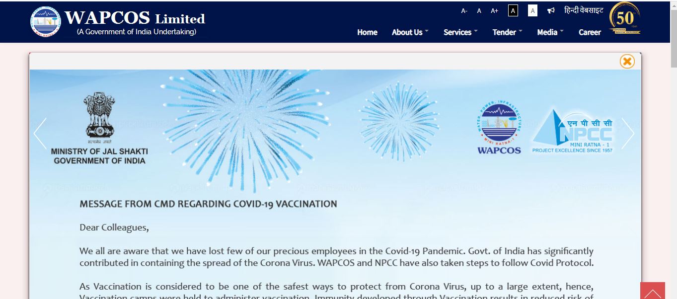 Apply WAPCOS Limited Recruitment for Civil Engineer 2021 | CIVIL WEBSITE