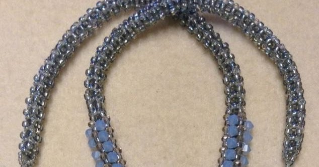 Beaded Diamond Rope Necklace Tutorial / The Beading Gem