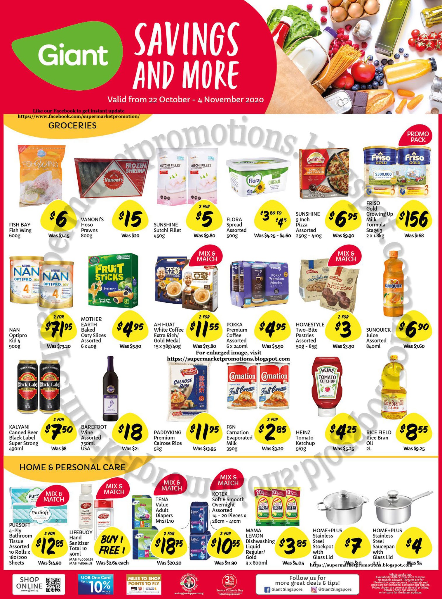 Giant Promotion 22 October - 04 November 2020 ~ Supermarket Promotions