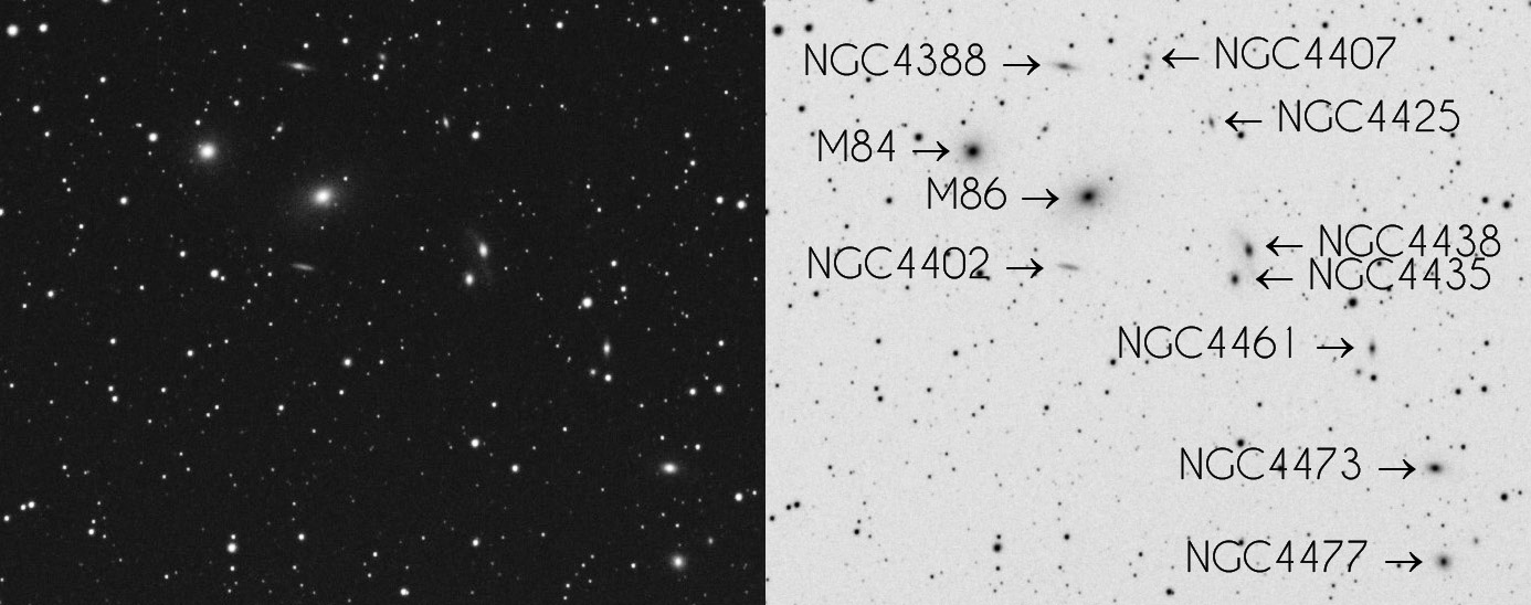 En el cielo las estrellas: El cúmulo de Virgo