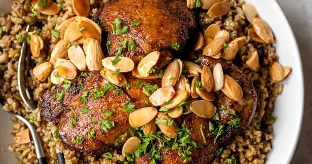 Lebanese Freekeh with Chicken | LEBANESE RECIPES