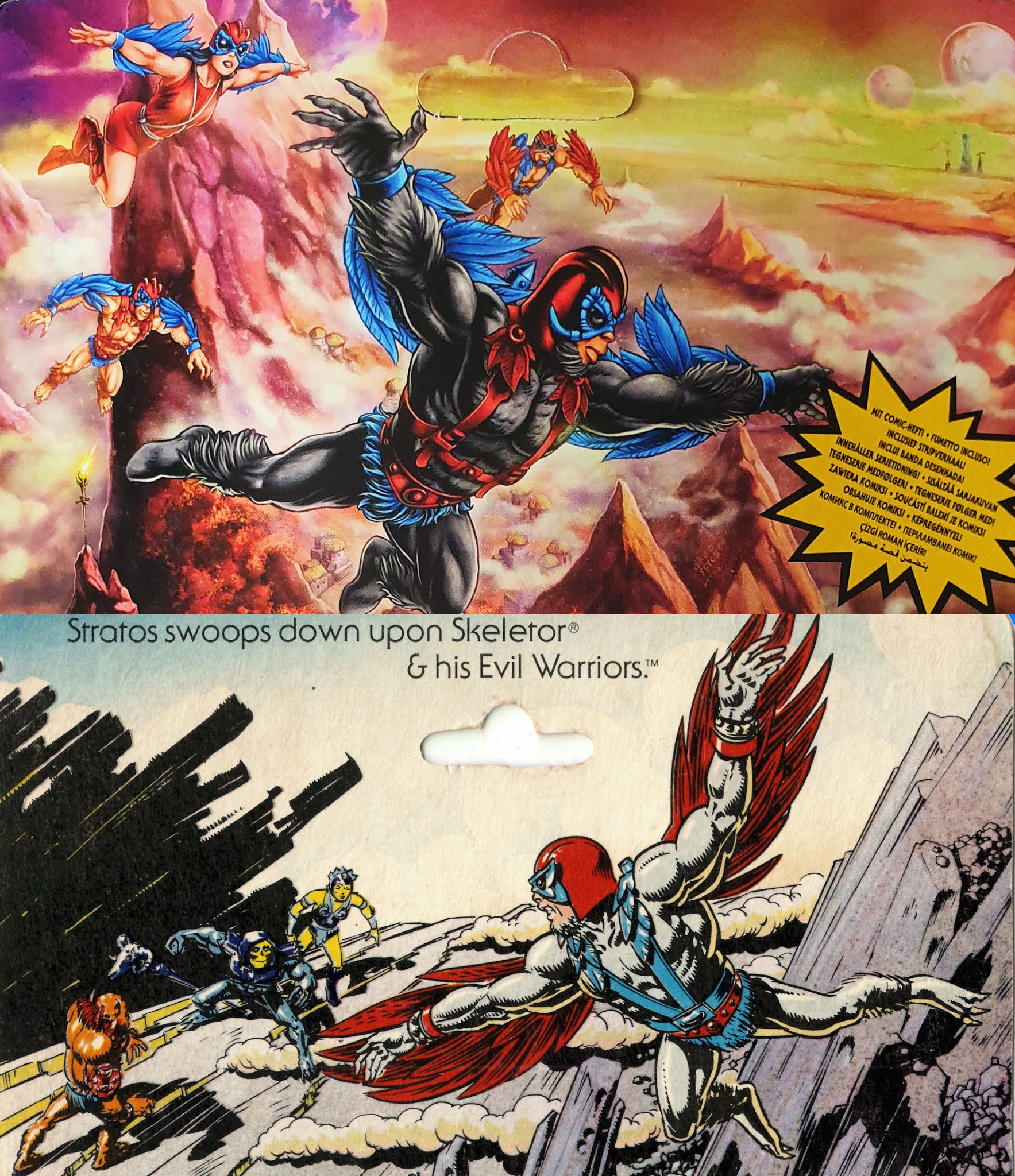 Mer-Man e Stratos dei Masters of the Universe Origins