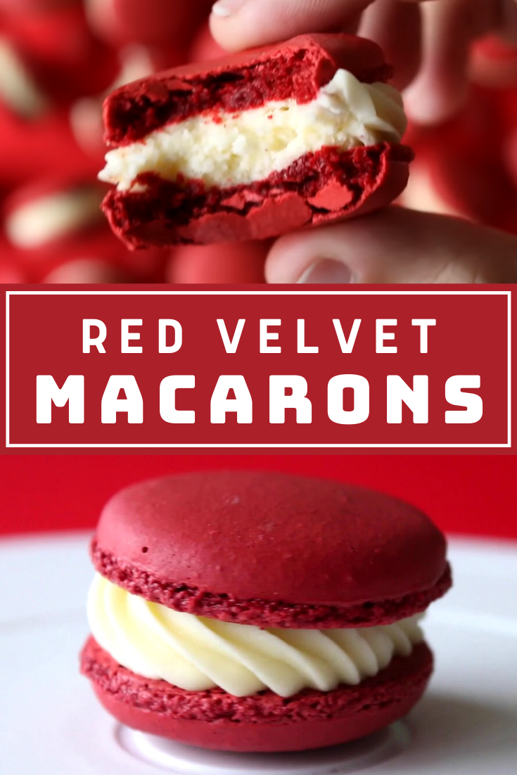 Red Velvet Macarons