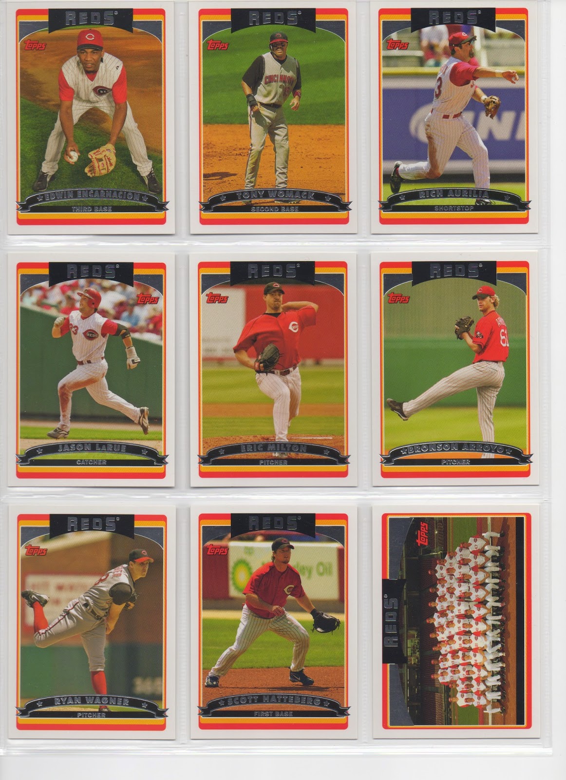 Cincinnati Reds Baseball Card Collector: 2006 Topps Cincinnati Reds ...