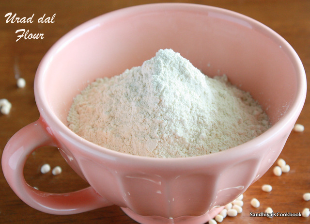 Sandhiya's Cookbook: How to make urad dal flour | Home made urad dal flour