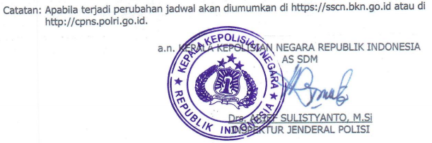 Lowongan Kerja CPNS Polri September 2017 Seluruh Indonesia - Bursa ...