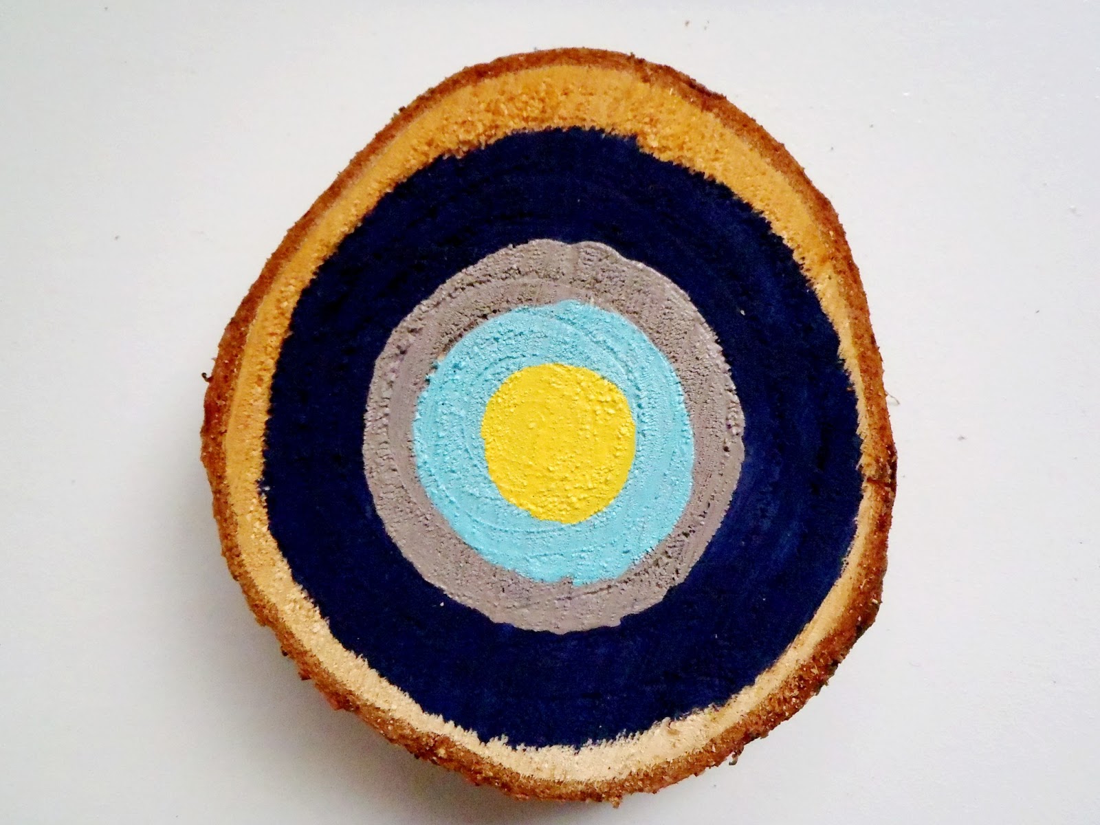 DIY Painted Tree Rings – Turning It Home