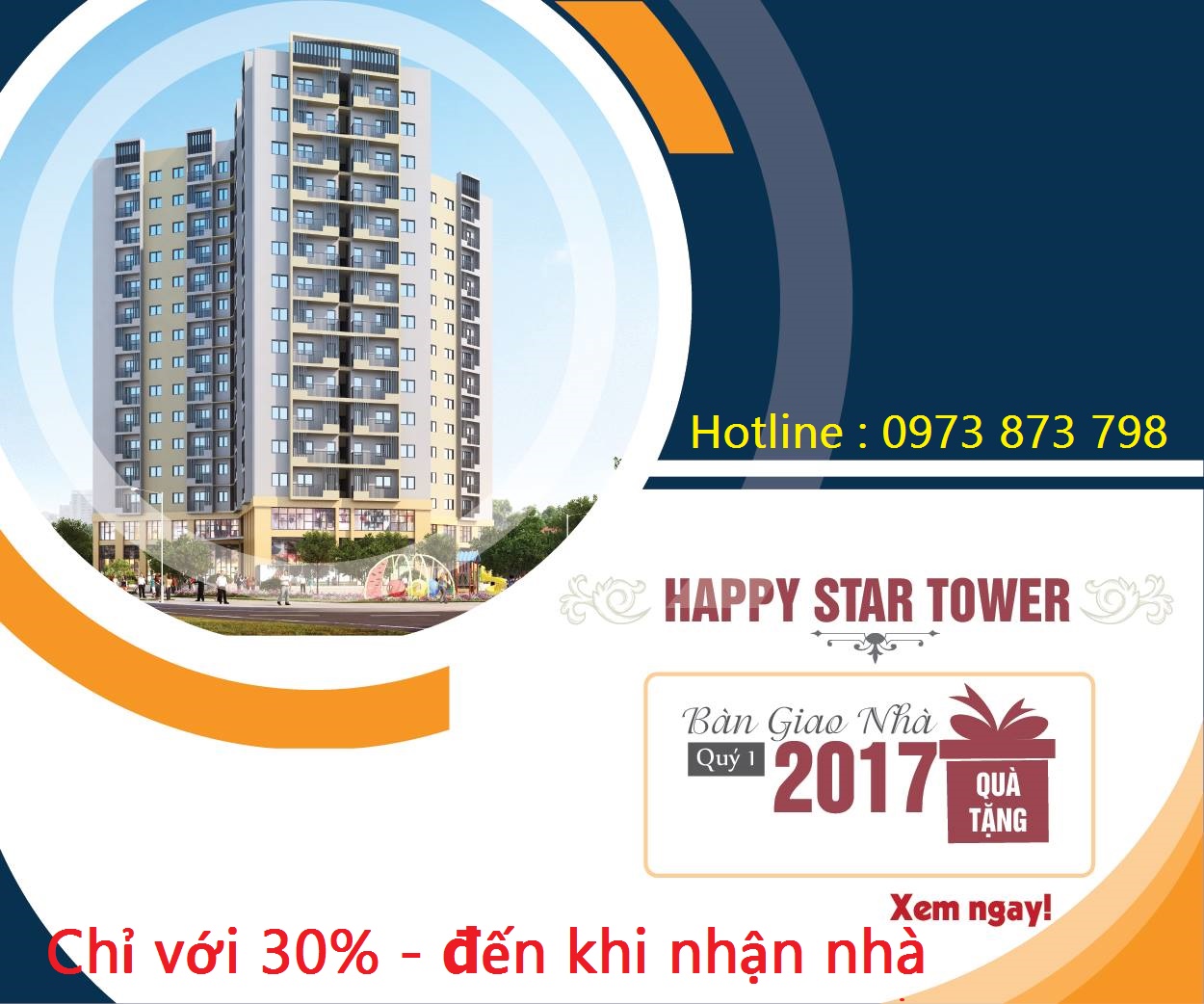 CHUNG CƯ HAPPY STAR TOWER - CHIẾT KHẤU NGAY 6%