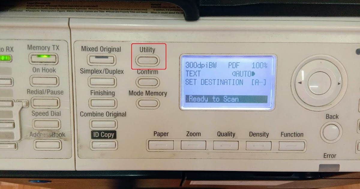 how to Read counter page copy and scanning on Konica Minolta 215 ...