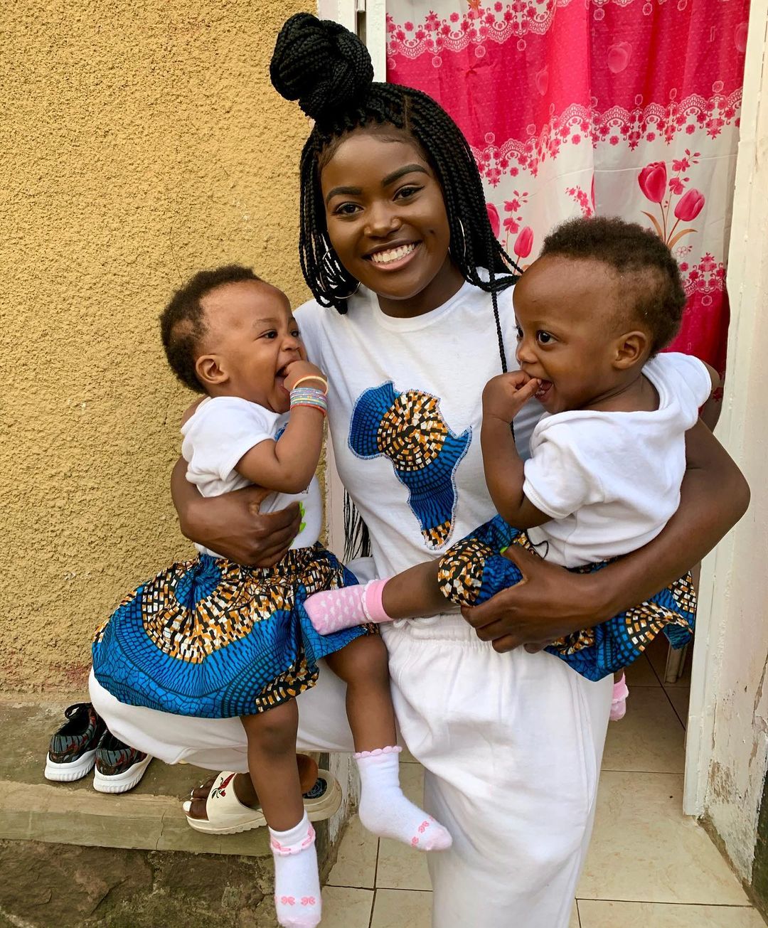 Sherrie Silver takes care of kids as part of her NGO activities