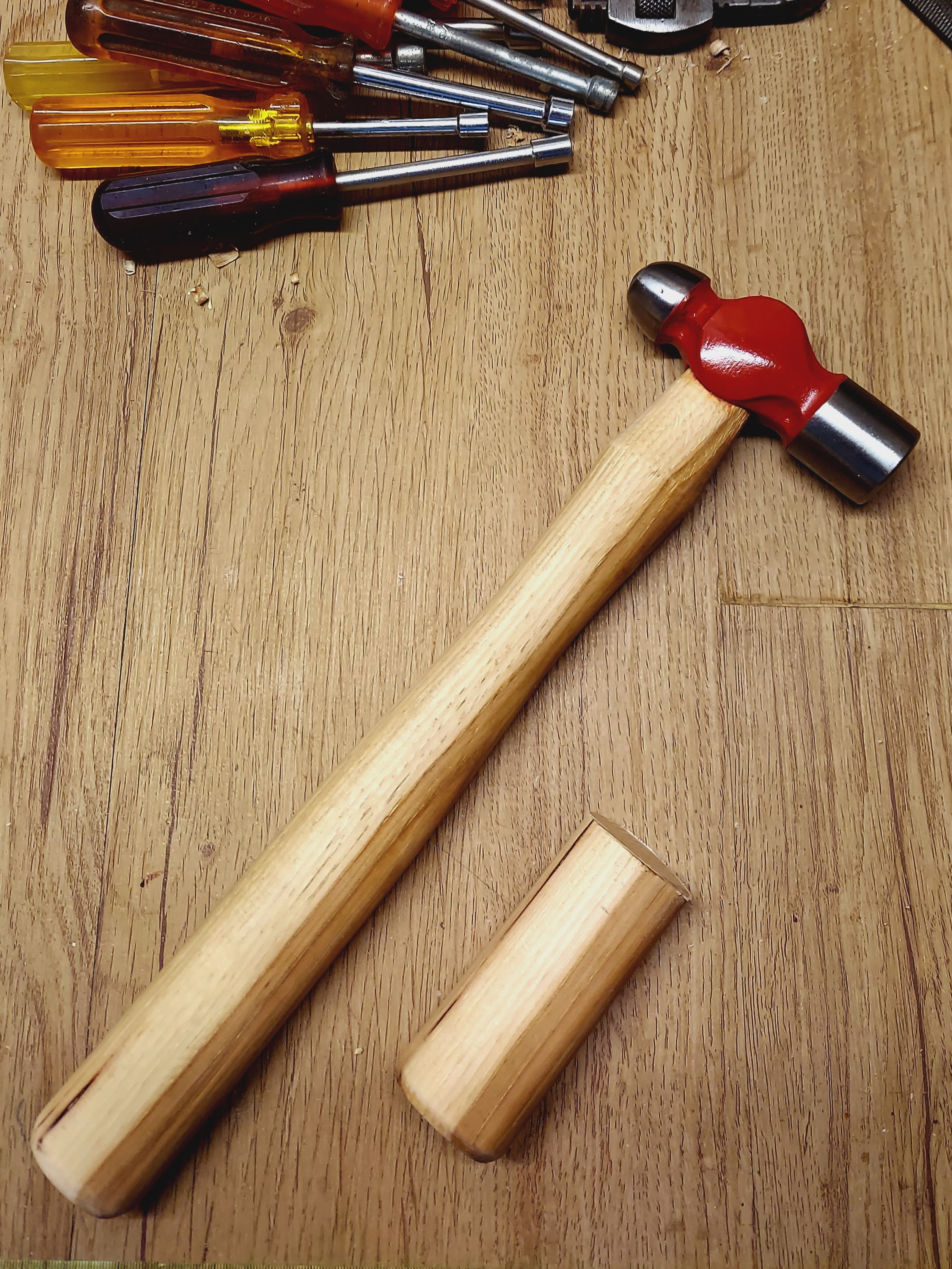 Fancy (?) Handled Ball Peen Hammer