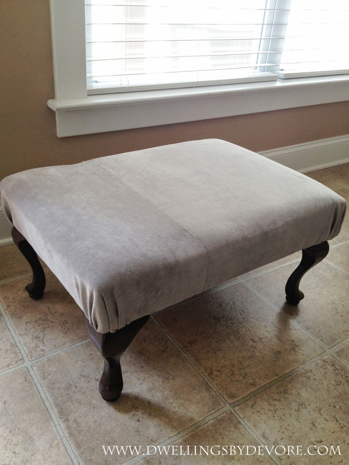 Dwellings By DeVore: Upholstered Faux Fur Bench