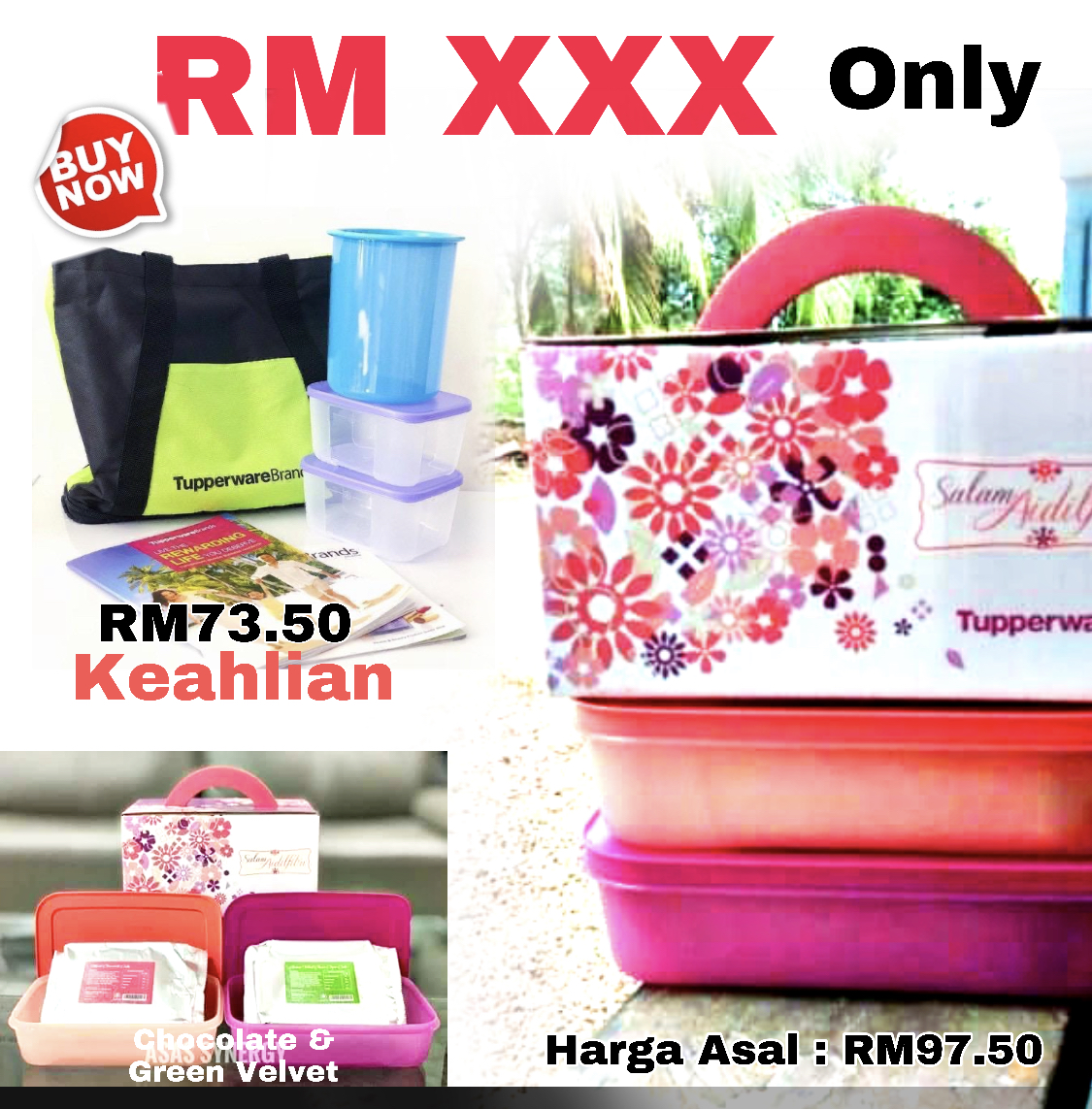 TUPPERWARE TEAM POWER: Tupperware Raya Gift Set Kek Raya Sedap