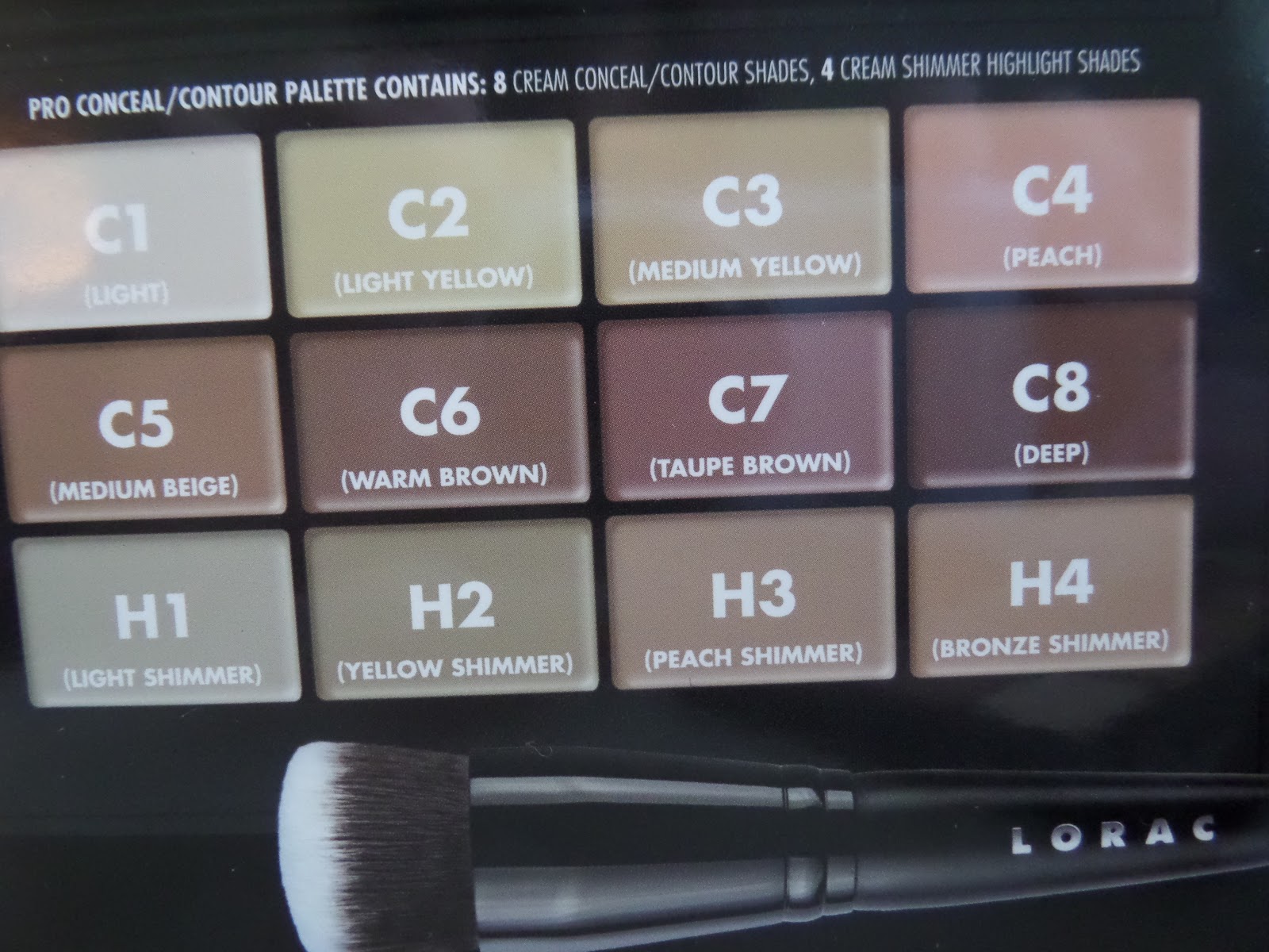 Lorac Pro Conceal/ Contour Palette review and swatches