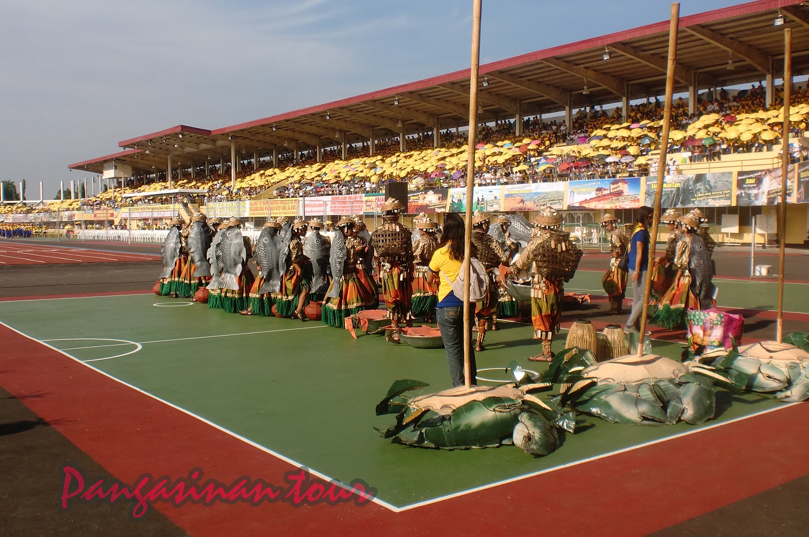 pangasinan tour: Palarong Pambansa 2012 is formally opened.