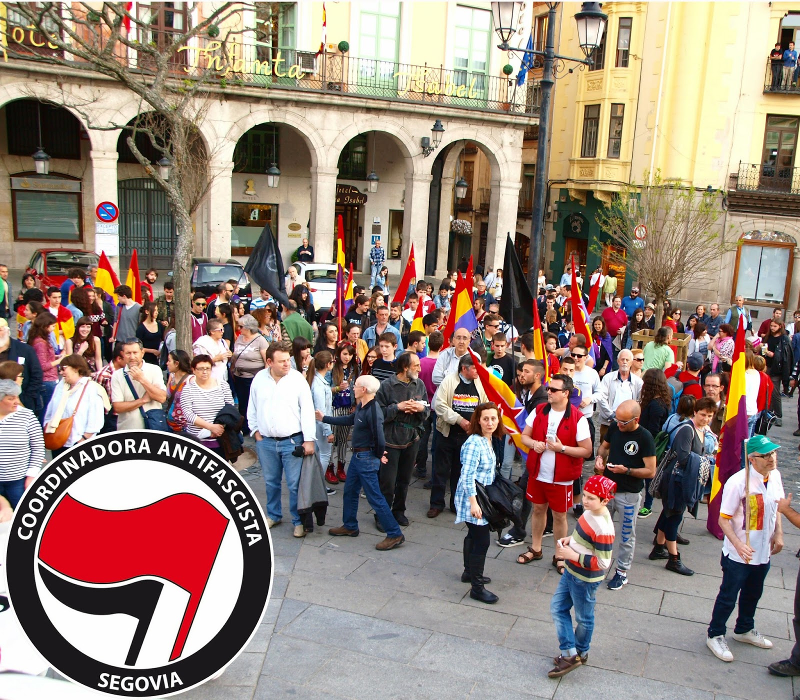 Coordinadora Antifascista De Segovia ManifestaciÓn 14 De Abril