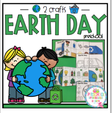 Earth Day 2 Crafts ~ Preschool Printables