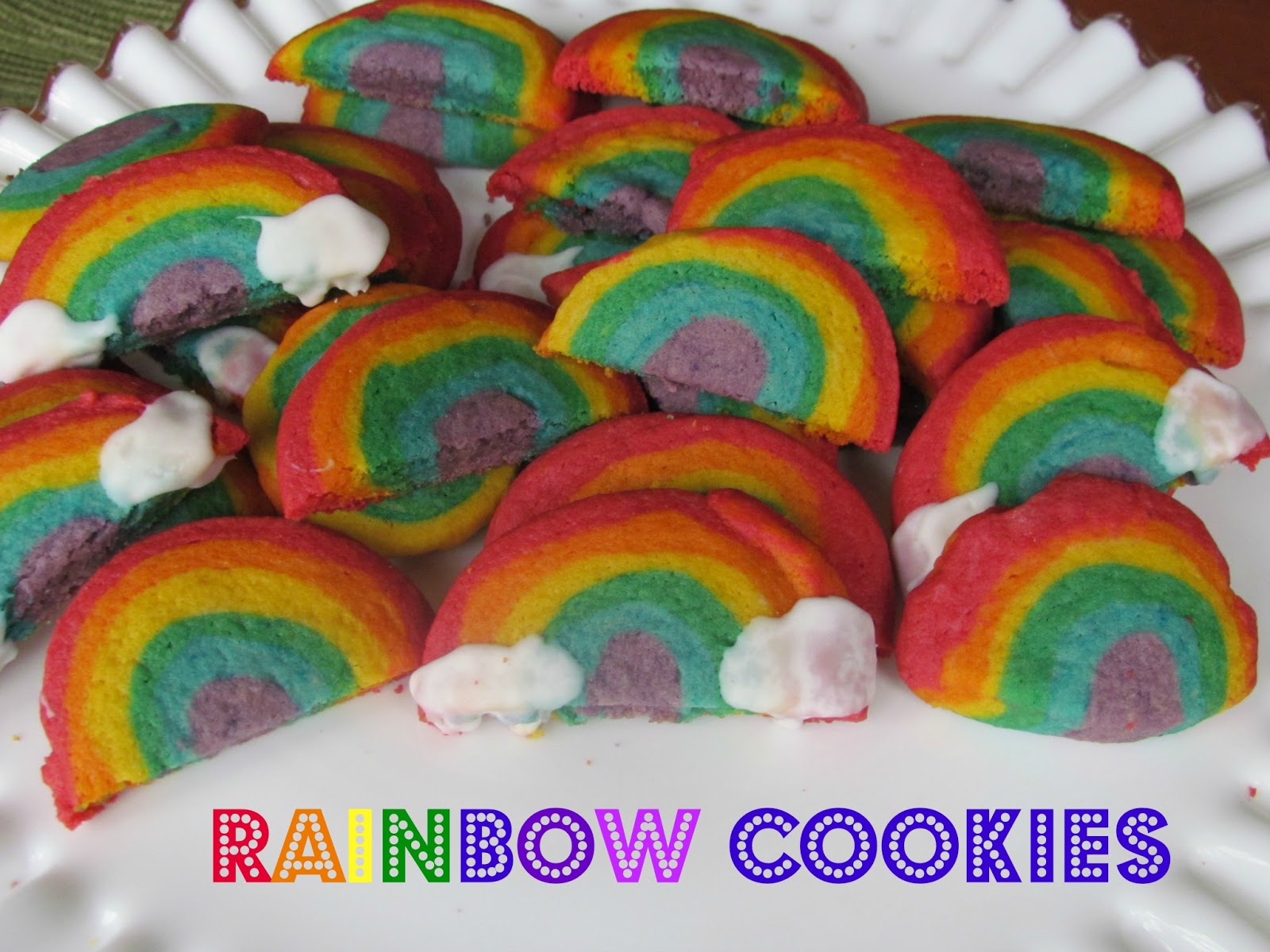 St. Patrick's Day Pot of Gold Rainbow Cookie Recipe