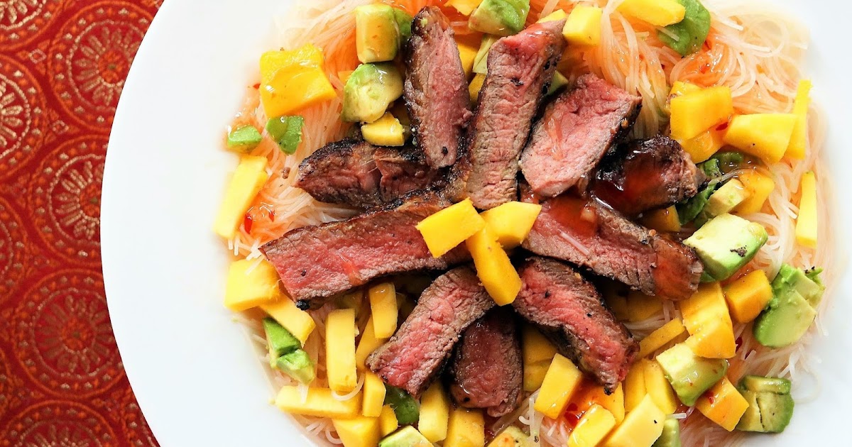 Recipe: Tangy Mango Steak Noodles | chicago foodie girl