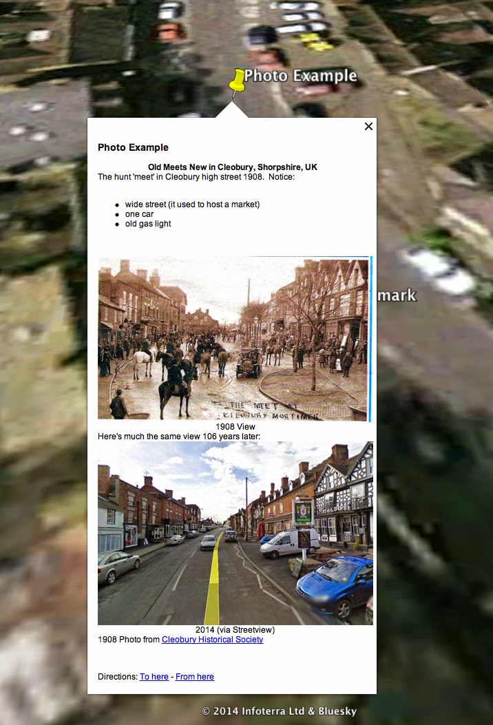 Google Earth Design: Designing layout in pop up balloons