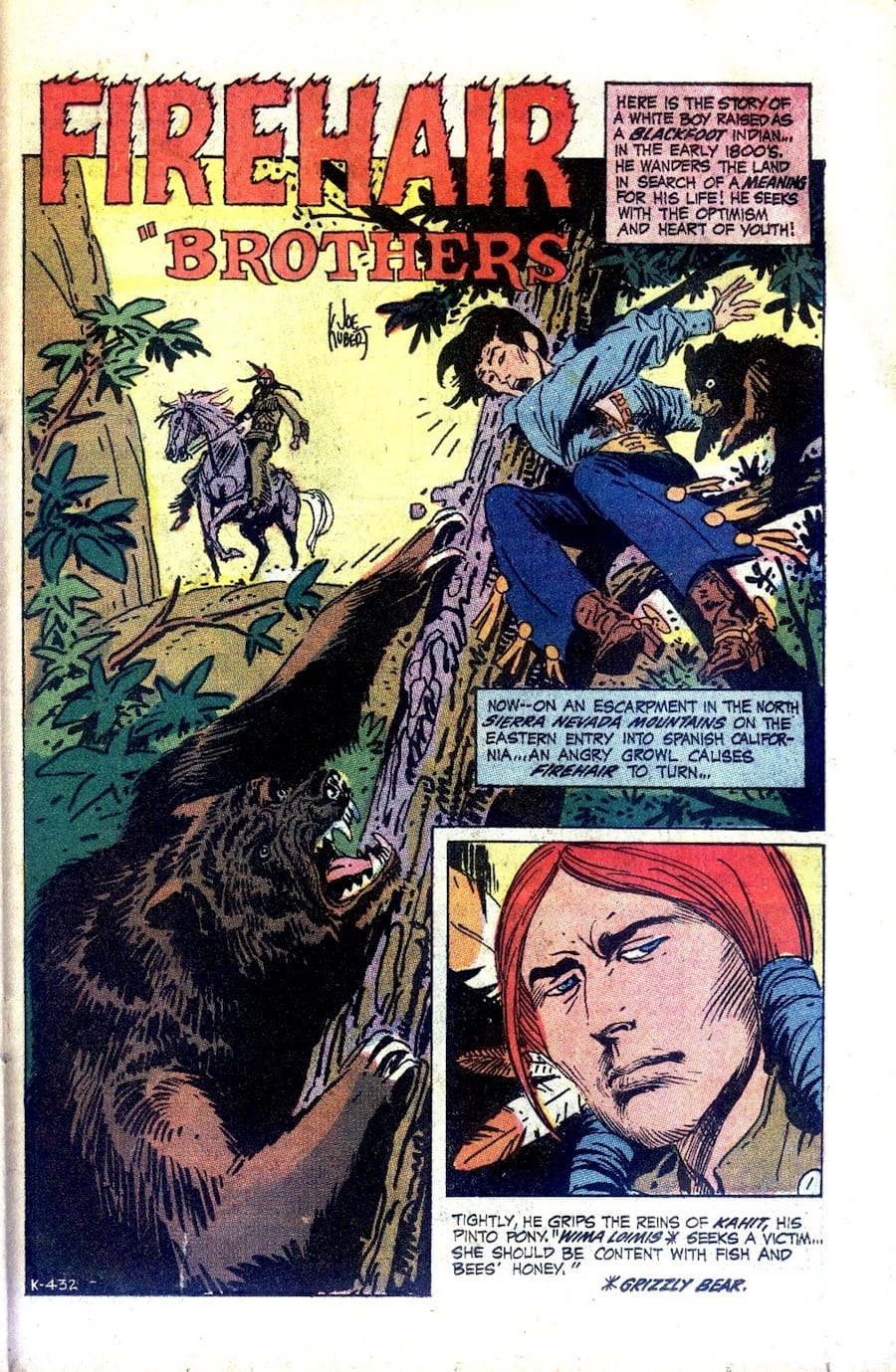 Tomahawk #132 - Joe Kubert art & cover - Pencil Ink