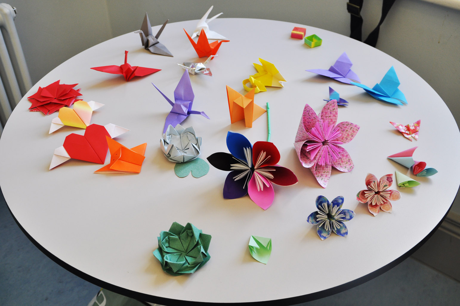 Lost & Found: Origami class at the Crescent.