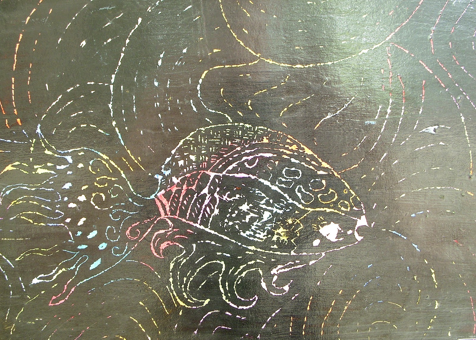 The Art Factory: Underwater Scratchboards