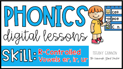 Digital Phonics Lessons Slides | The Lemonade Stand