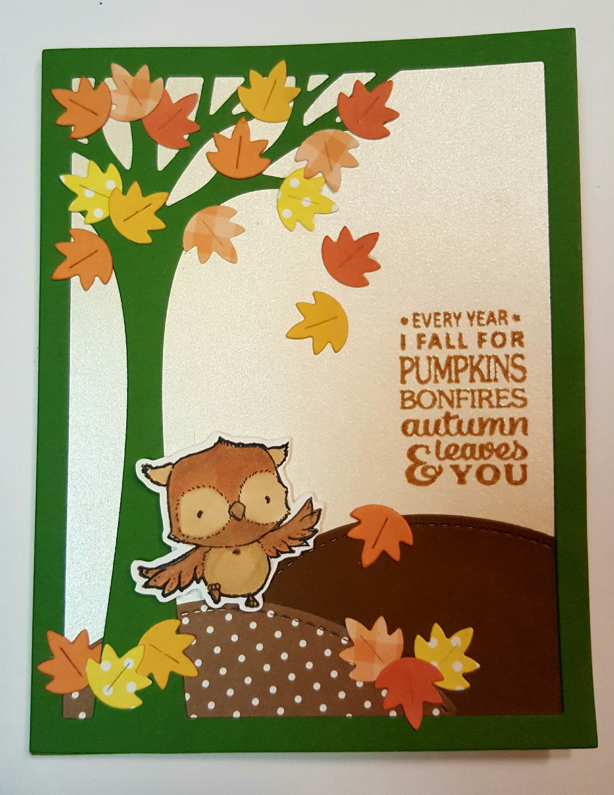 Crafting With Jeanne: Fun Fall card