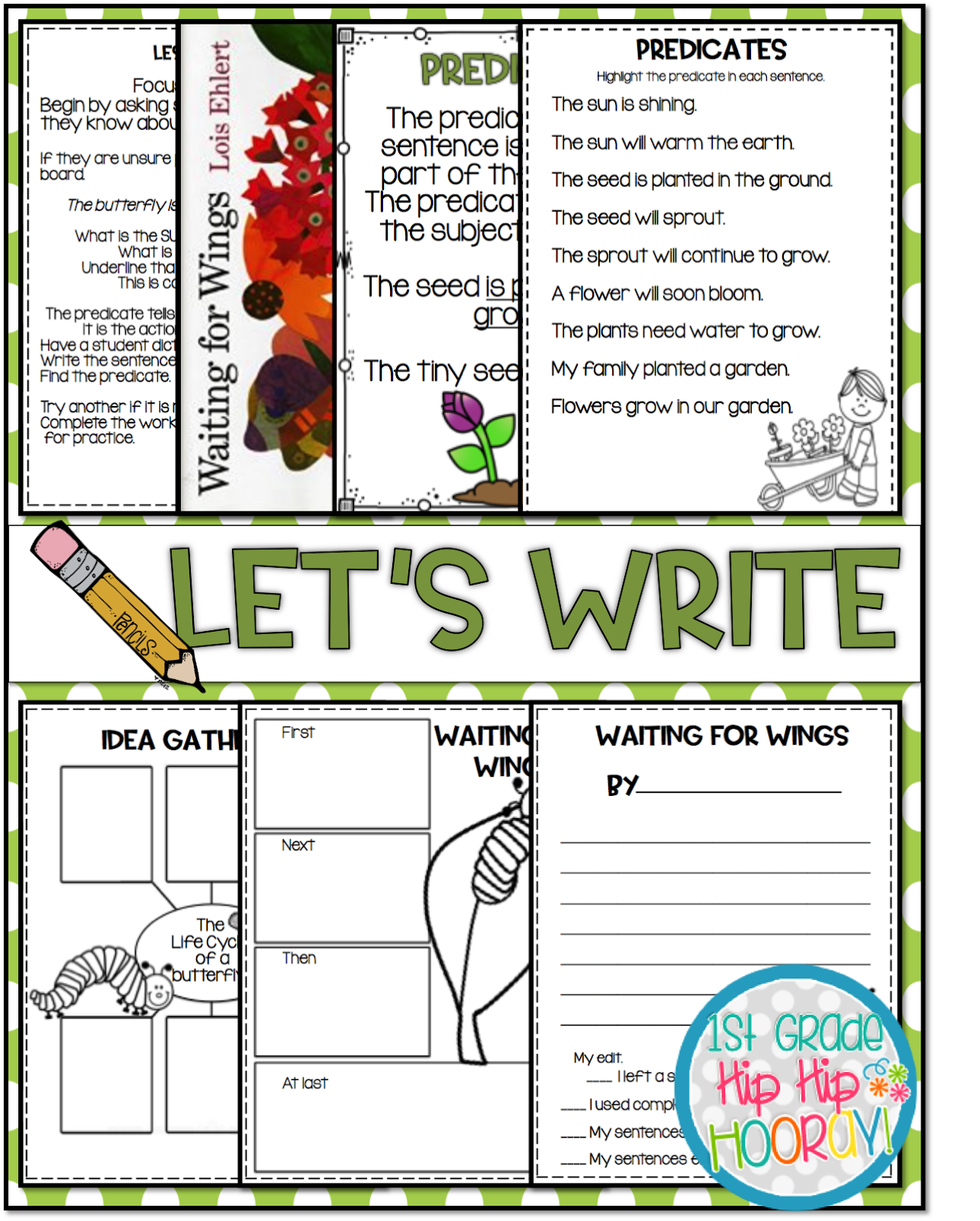 1st Grade Hip Hip Hooray!: Let's Write ... March
