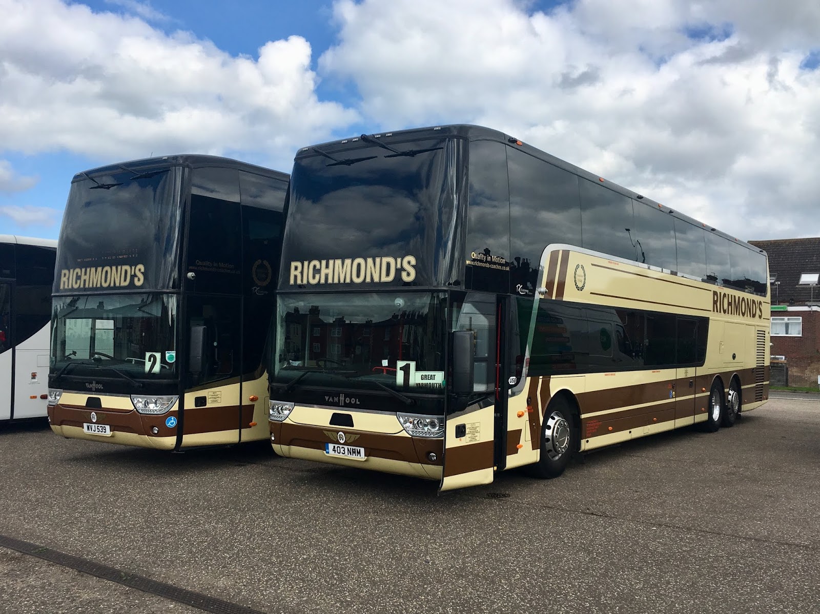 East Norfolk (& East Suffolk) Bus Blog: Double Deck Coaches at Beach ...