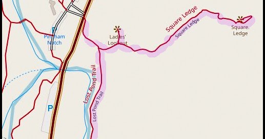 1HappyHiker: Pinkham Notch, NH: Hiking the Lost Pond Trail and Square ...