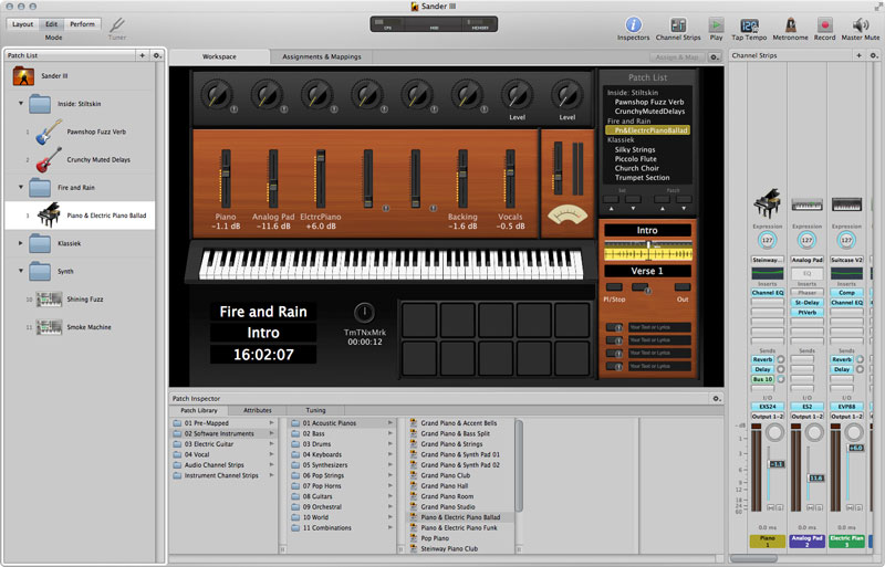 The One Man Rock Band: The ultimate hub: Apple MainStage